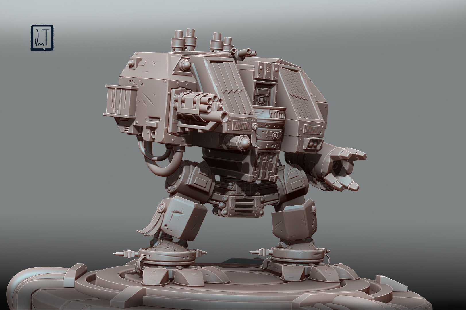 ArtStation - Dreadnought warhamer40k sculpt | Resources