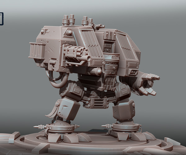 ArtStation - Dreadnought warhamer40k sculpt | Resources