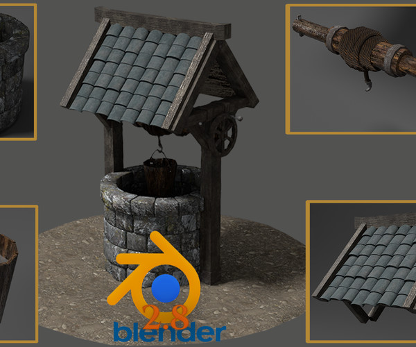 ArtStation - Blender 2.8 Creating your First 3D Game Model Full Course | Tutorials