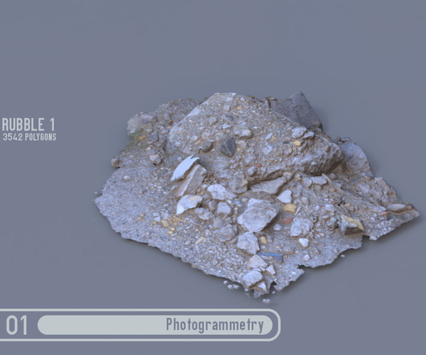 ArtStation - Rubble Pile Set 1 | Resources