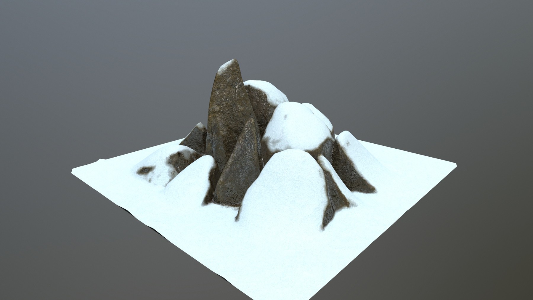 ArtStation - snow rocks | Game Assets
