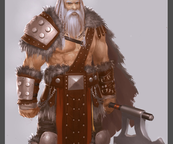 ArtStation - Character design tutorial Barbarian Warrior | Tutorials
