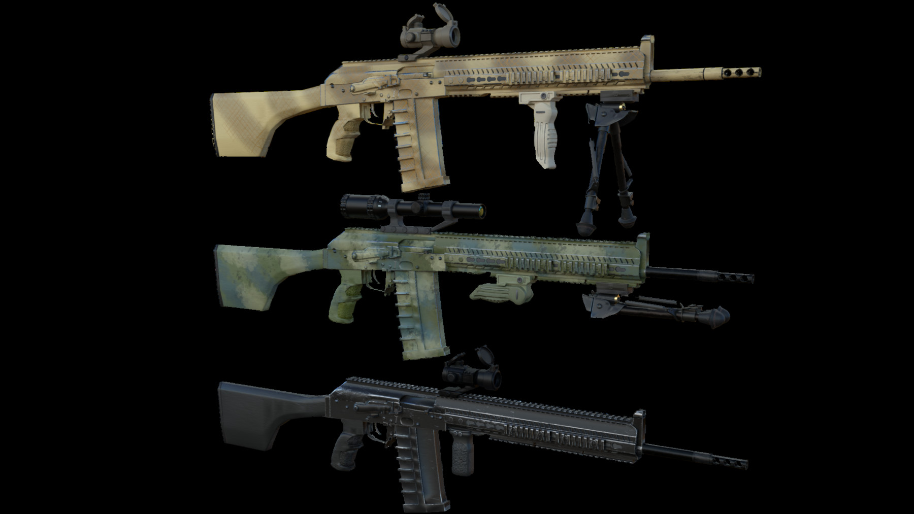 ArtStation - AK DMR Package | Game Assets