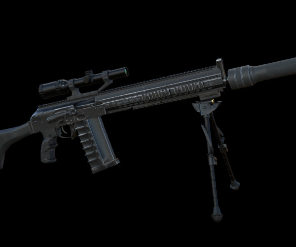 ArtStation - AK DMR Package | Game Assets