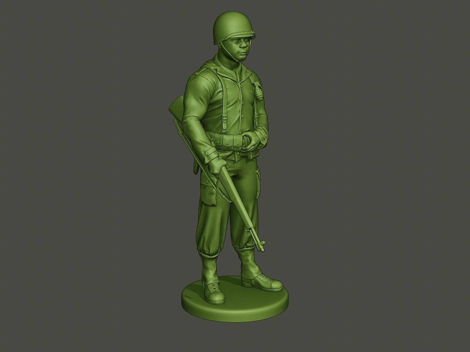 ArtStation - American soldier ww2 stand guard A5 | Resources