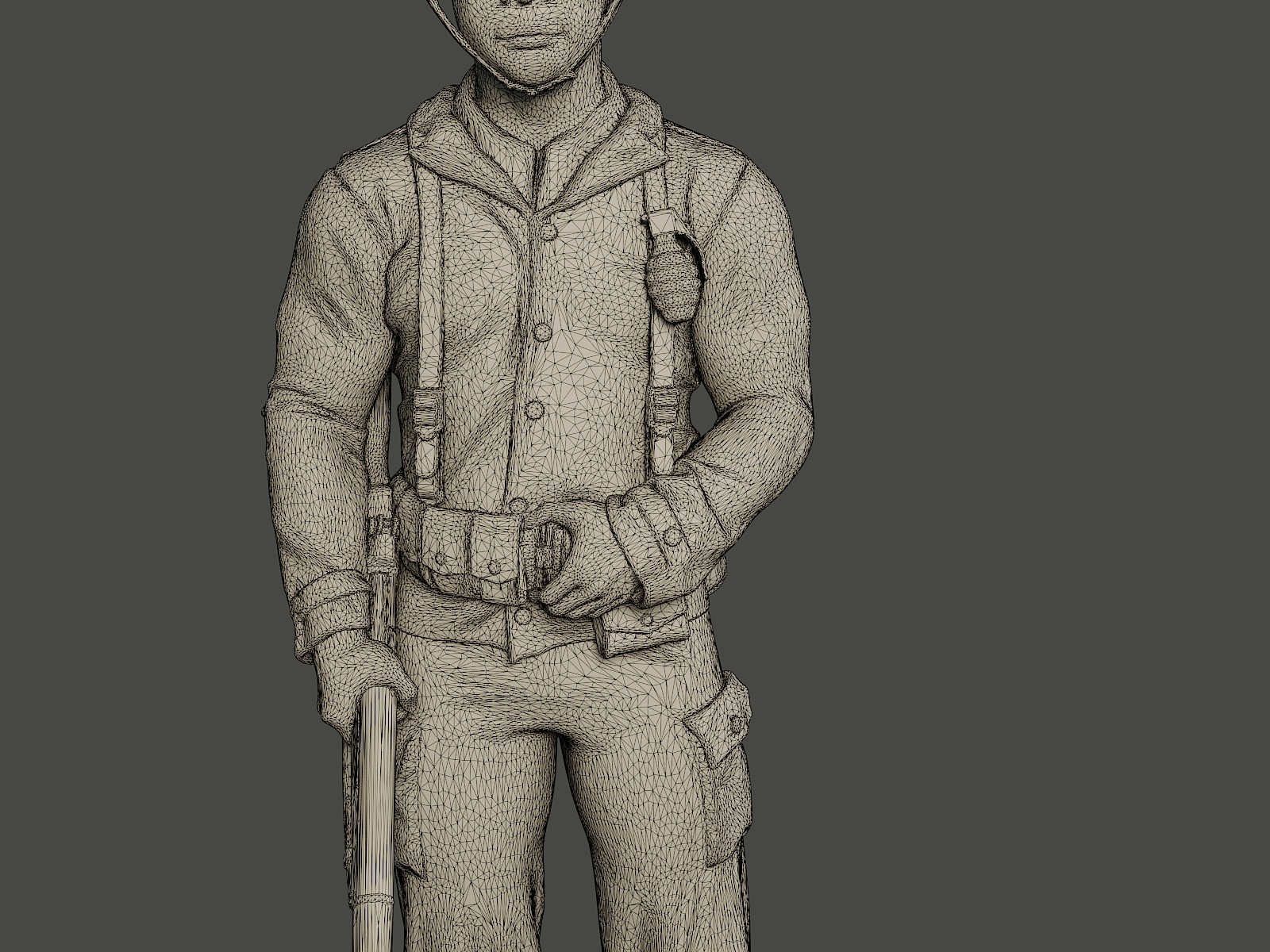 ArtStation - American soldier ww2 stand guard A5 | Resources