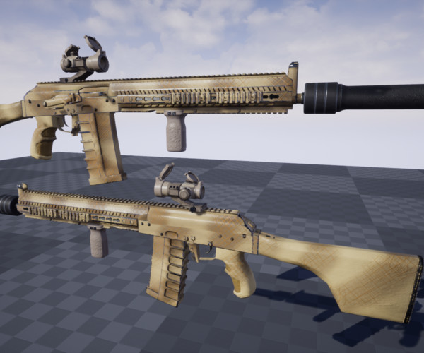 ArtStation - AK DMR Package | Game Assets