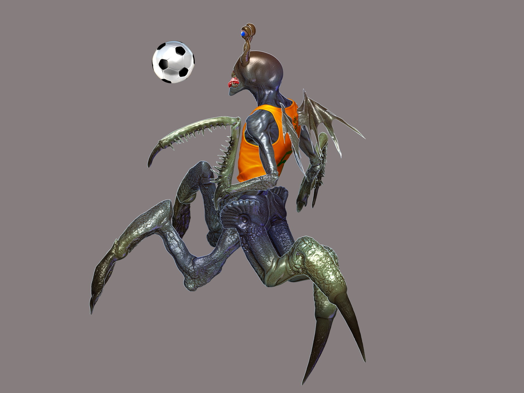 ArtStation - Alien Football Player | Resources