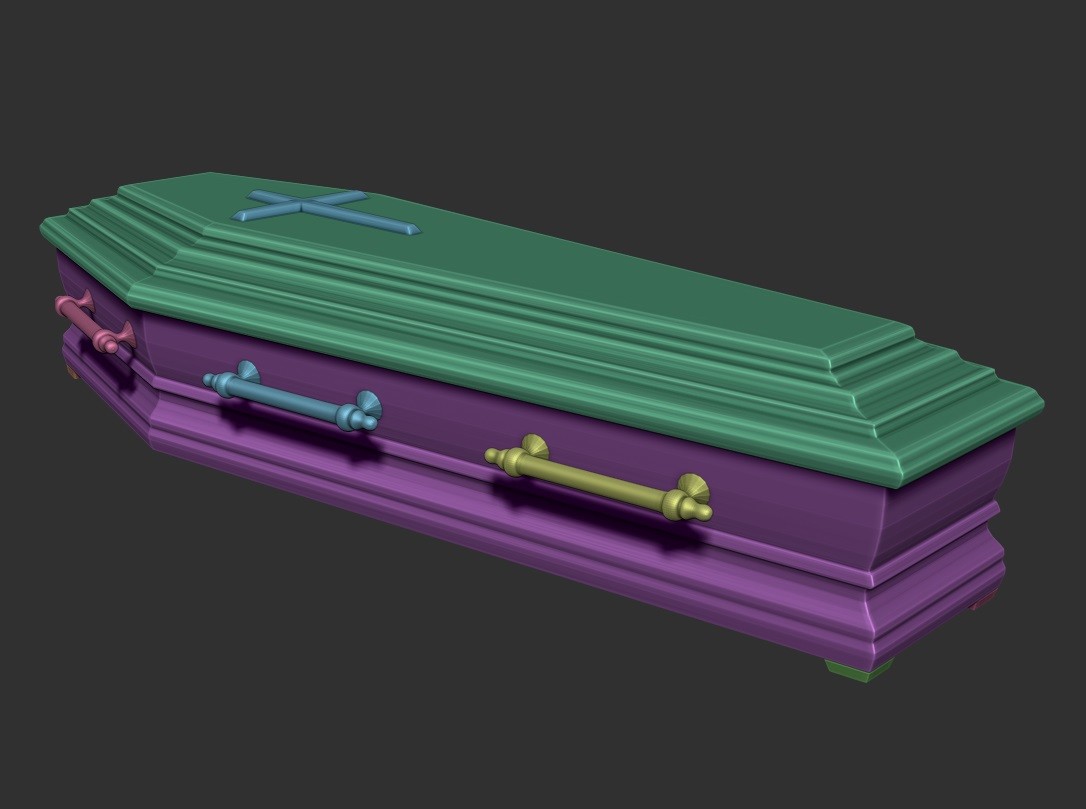 ArtStation - Casket PBR | Game Assets