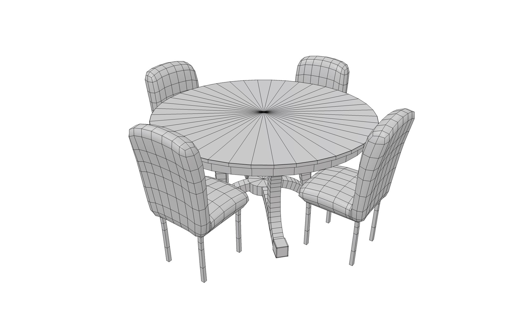 ArtStation - Game-Ready Dining Table Set with 4K-PBR Texture Set ...