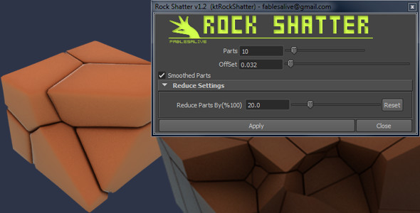 ArtStation - Rock Shatter for Maya | Resources