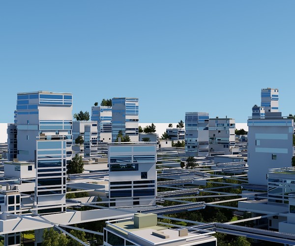 ArtStation - Future City A 1 | Game Assets