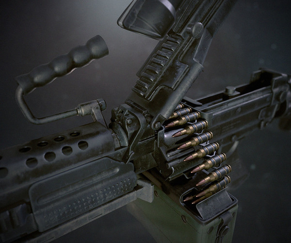 ArtStation - SBG Light Machine Gun | Game Assets