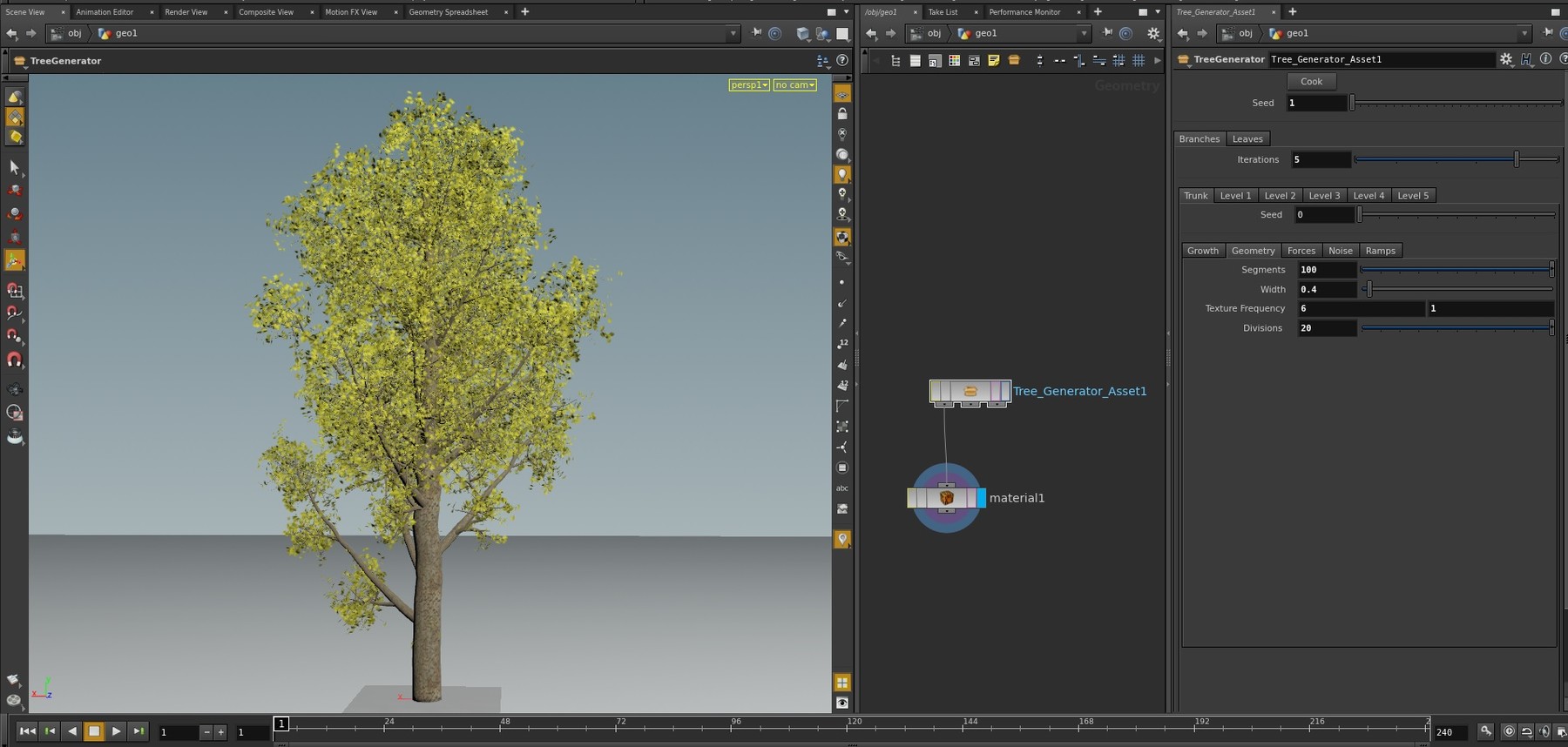 ArtStation - Houdini Tree Generator | Resources