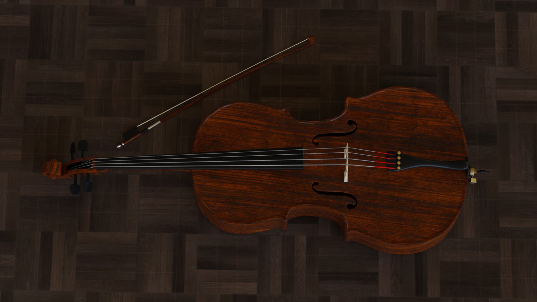 ArtStation - Cello - 3D model prop gameready | Game Assets