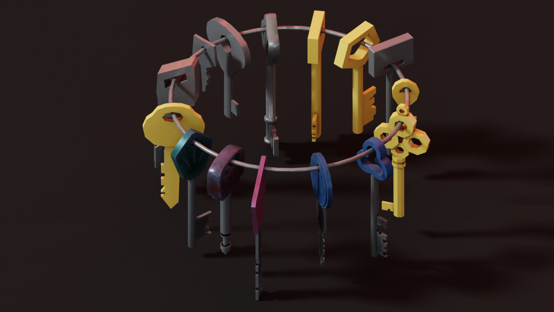 ArtStation - Keys - Low Poly Package | Resources