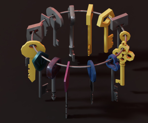 ArtStation - Keys - Low Poly Package | Resources