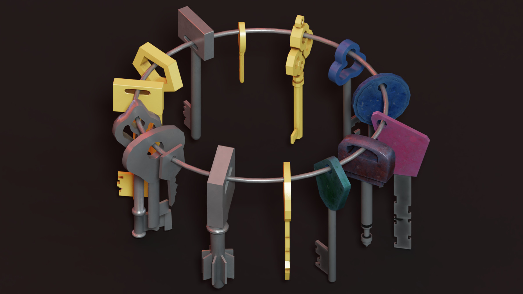 ArtStation - Keys - Low Poly Package | Resources