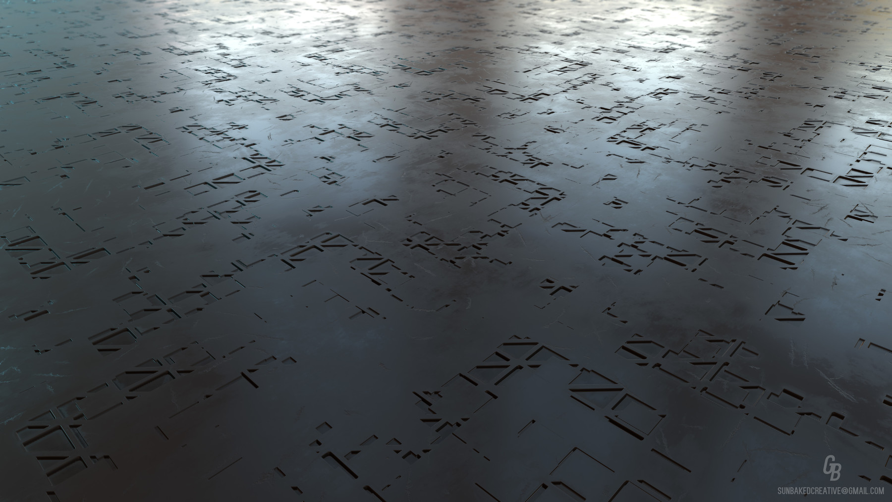 ArtStation - SciFi Metal Patterns - 20 Smart Materials Pack | Resources