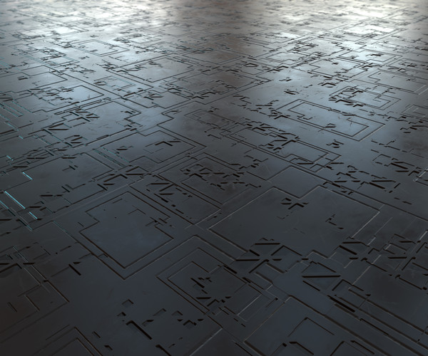 ArtStation - SciFi Metal Patterns - 20 Smart Materials Pack | Resources