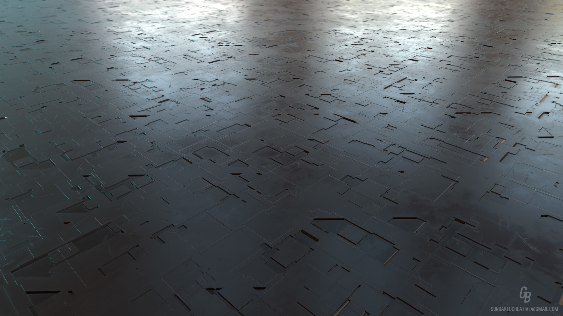 ArtStation - SciFi Metal Patterns - 20 Smart Materials Pack | Resources