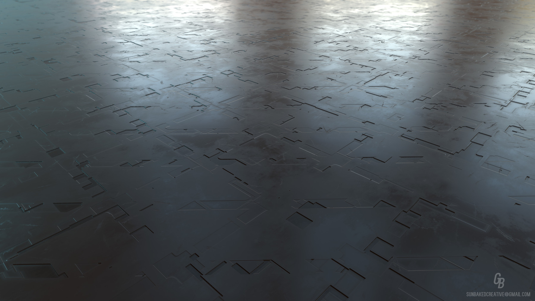 ArtStation - SciFi Metal Patterns - 20 Smart Materials Pack | Resources