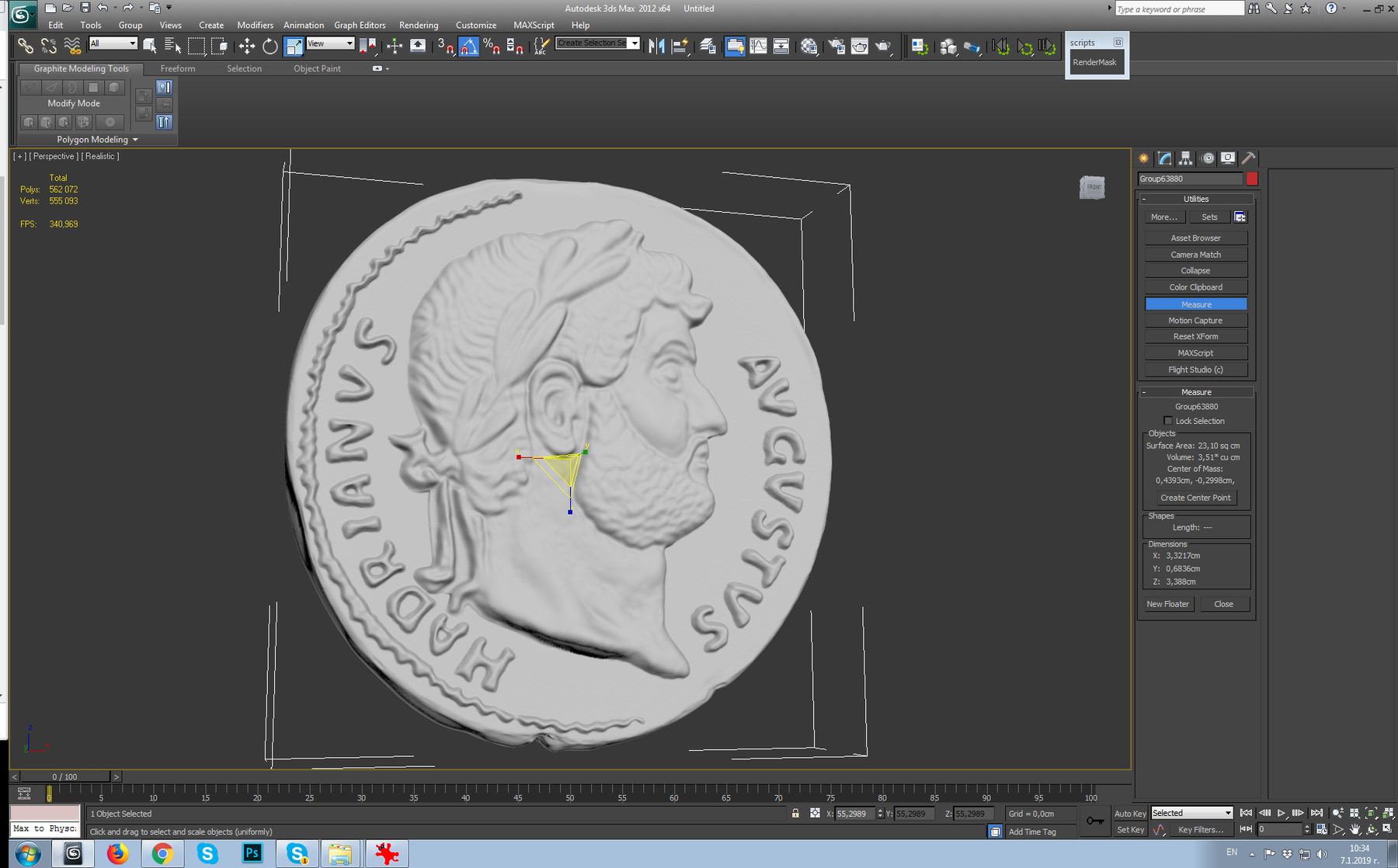 ArtStation - Avgust 3d print coin | Resources
