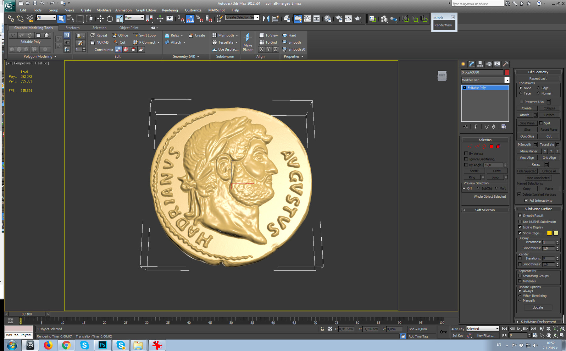 ArtStation - Avgust 3d print coin | Resources
