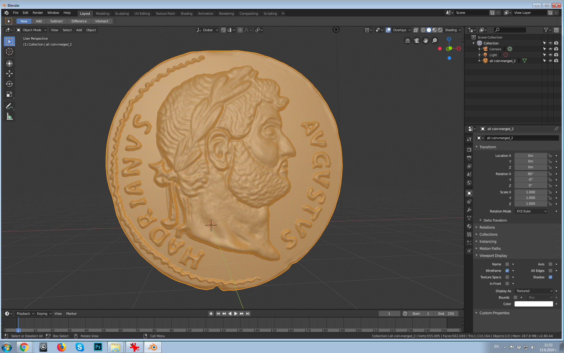 ArtStation - Avgust 3d print coin | Resources