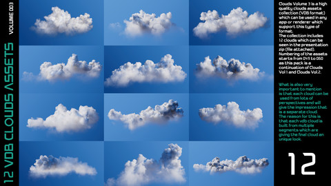 ArtStation - VDB Clouds Volume 2 | Resources