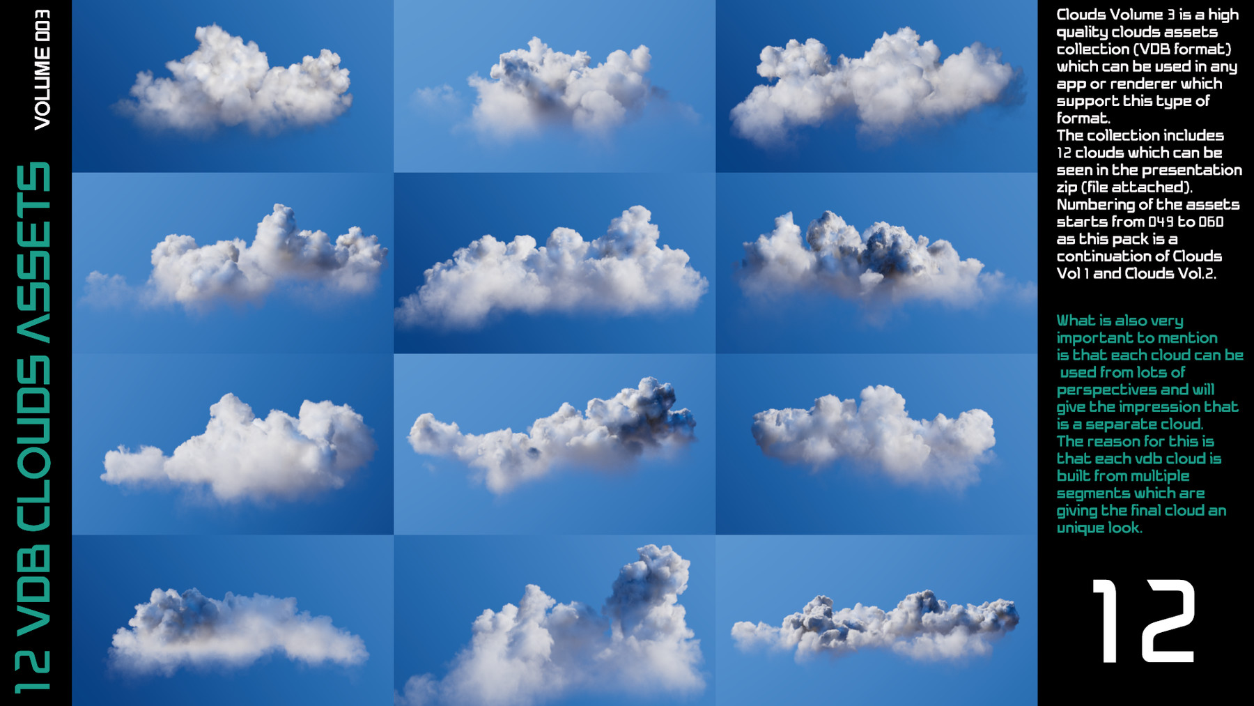 ArtStation - VDB Clouds Volume 3 - Cumulonimbus | Resources