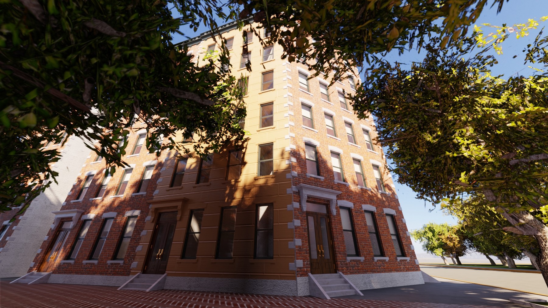 ArtStation - Row Townhouses New York style | Resources