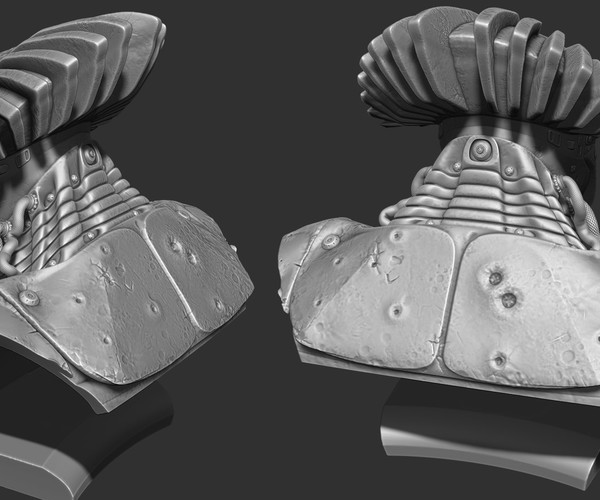 ArtStation - Mecha Bust 3D Print Ready - .ZPR, .OBJ, .STL files | Resources