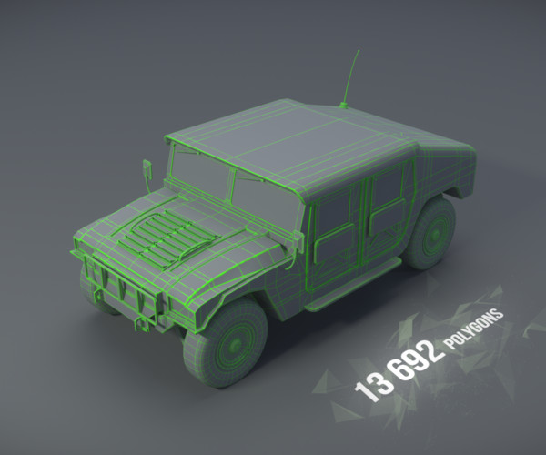 ArtStation - Humvee | Game Assets