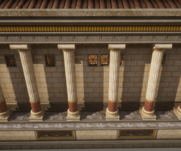ArtStation - Roman Temple | Game Assets