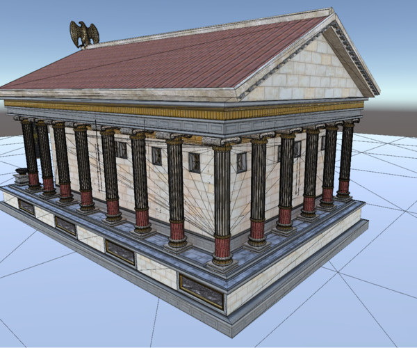 ArtStation - Roman Temple | Game Assets