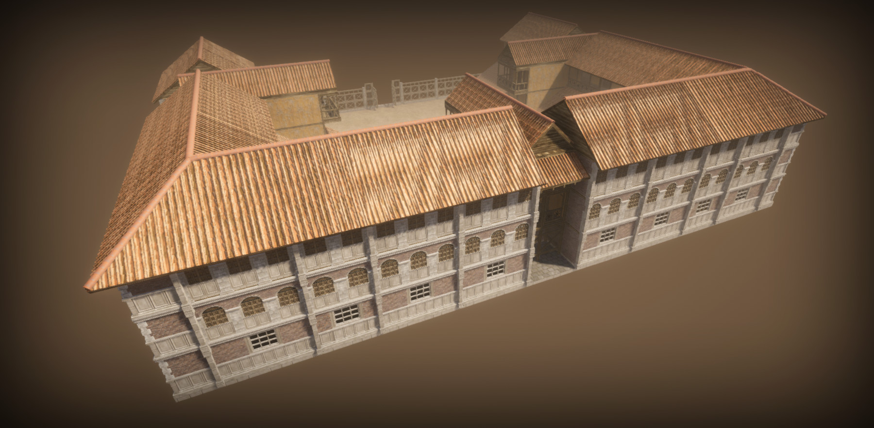 ArtStation - Roman Barrack Building | Game Assets