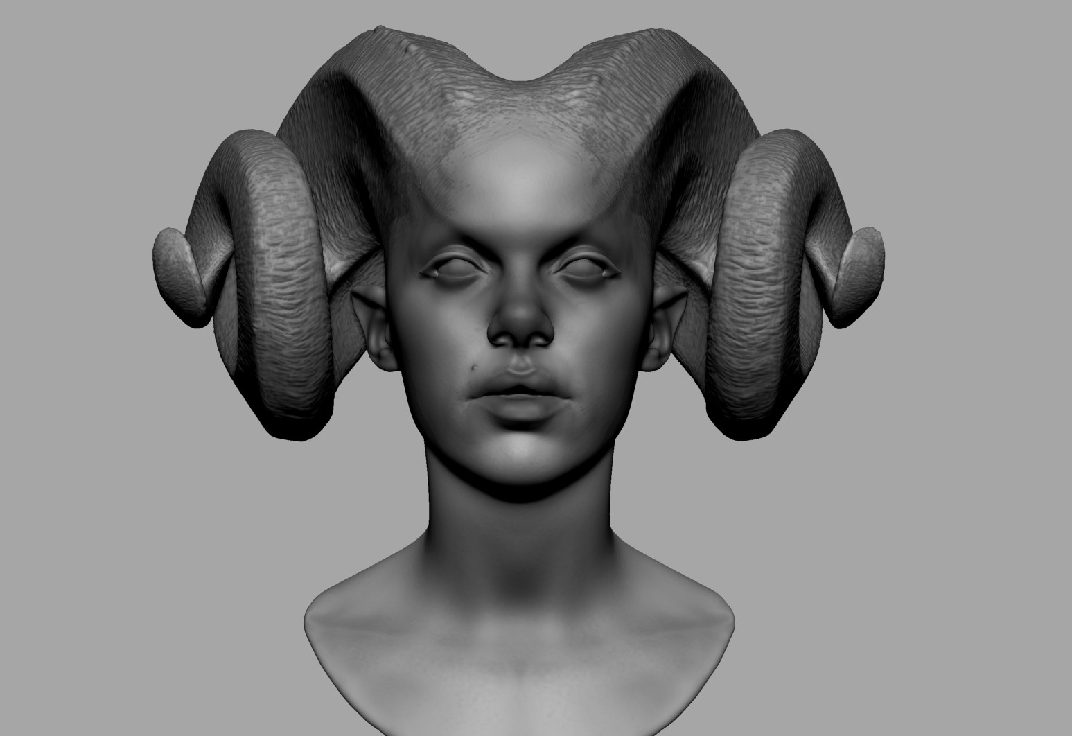 ArtStation - Female Creature Head 02 | Resources