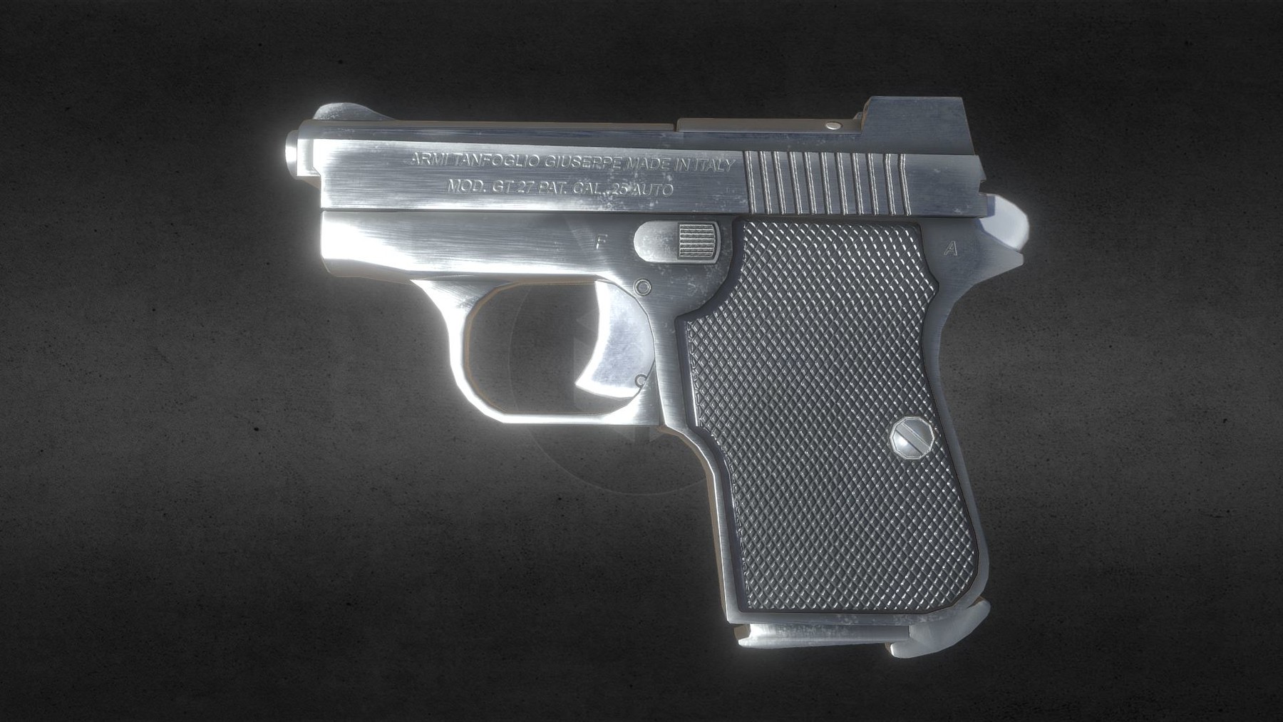 ArtStation - ARMI TANFOGLIO GIUSEPPE Pistol | Resources