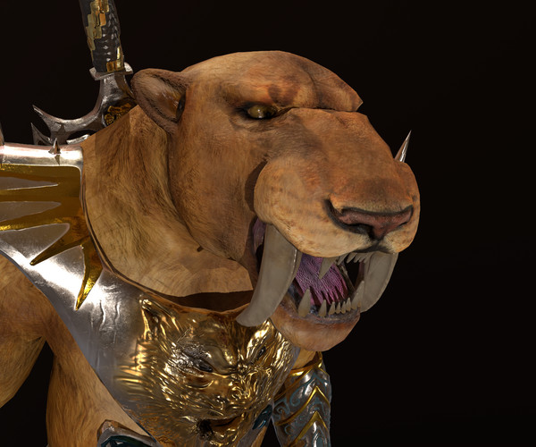 ArtStation - Battle Tiger | Game Assets