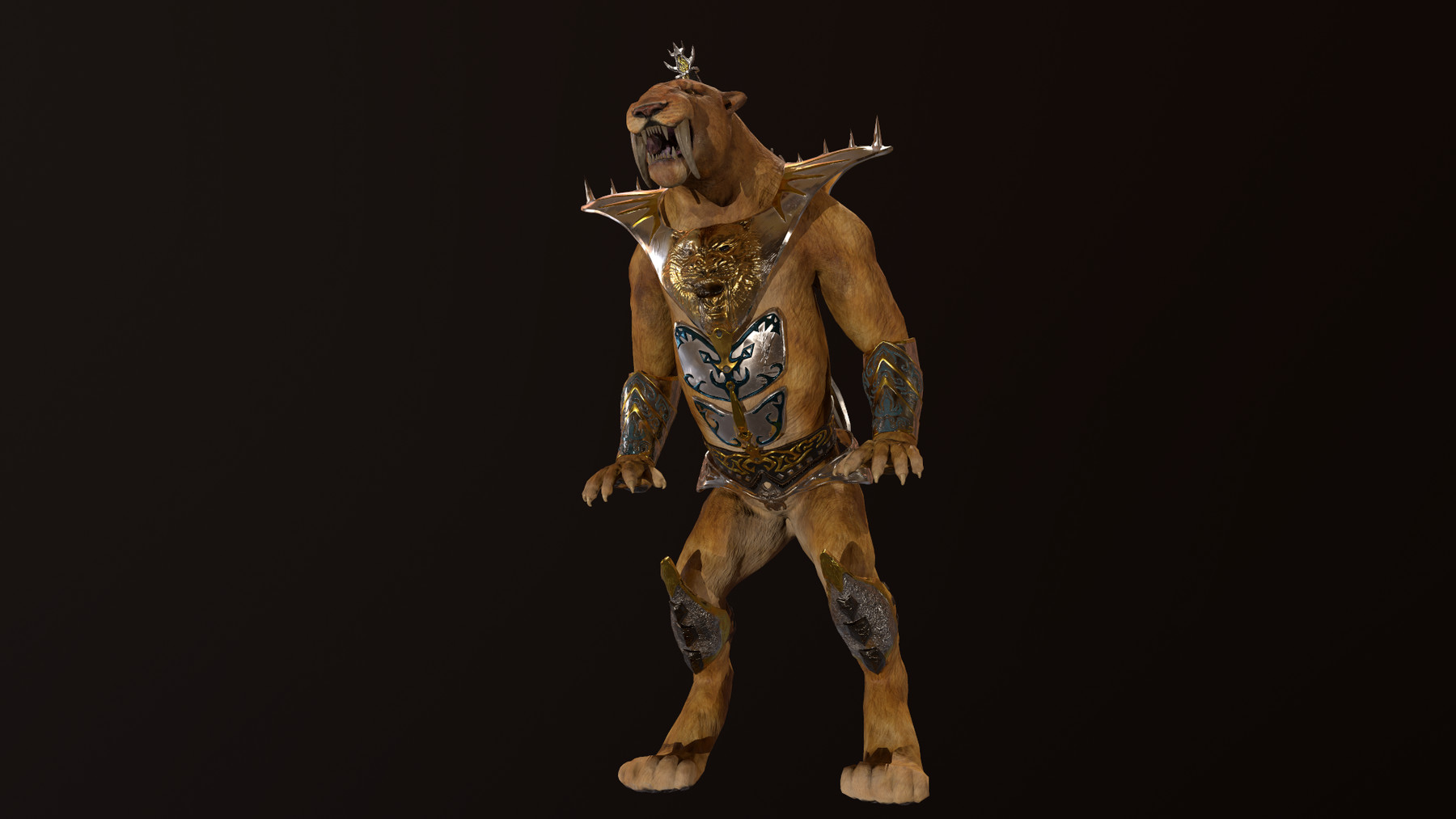 ArtStation - Battle Tiger | Game Assets