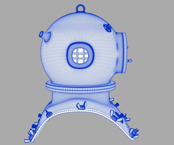 ArtStation - XIX Century diving helmet | Game Assets