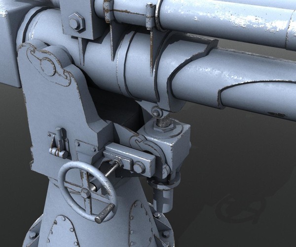 ArtStation - Howitzer 120-15 OTO 1933 | Game Assets