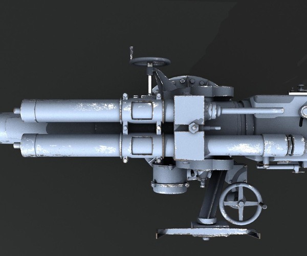 ArtStation - Howitzer 120-15 OTO 1933 | Game Assets
