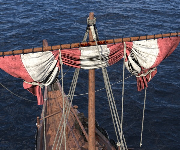 ArtStation - TKs Viking Longboat | Game Assets