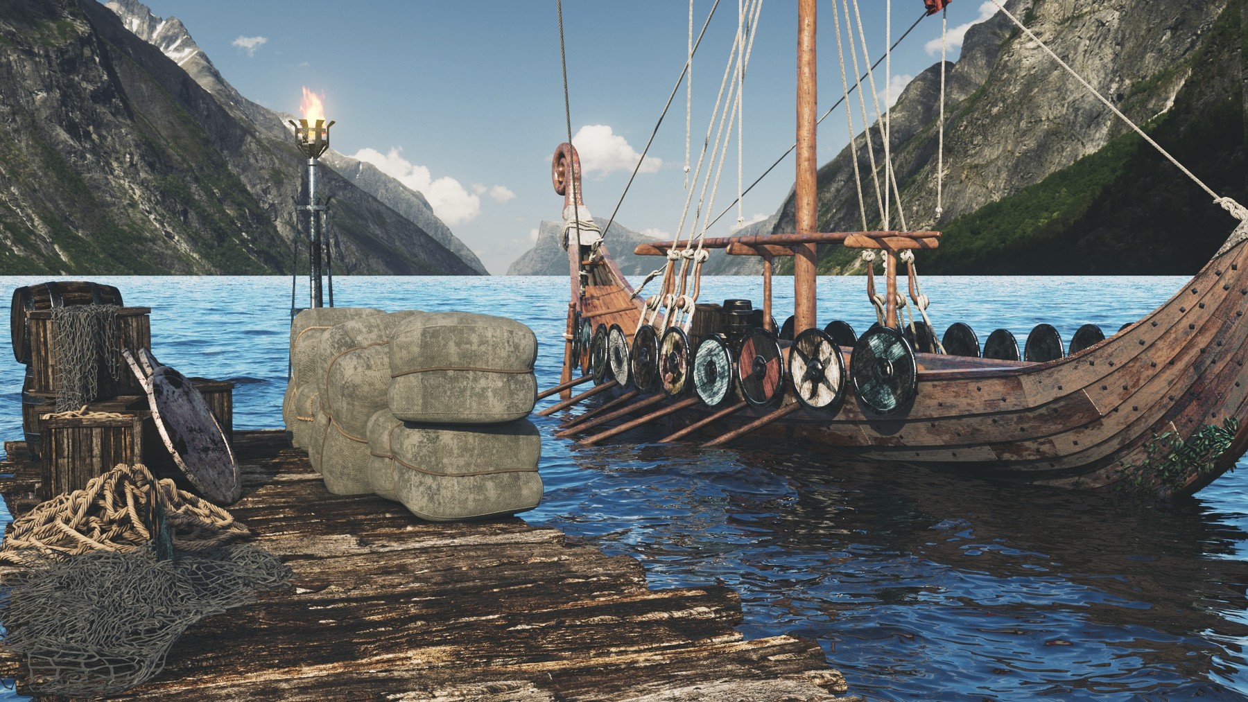 ArtStation - TKs Viking Longboat | Game Assets