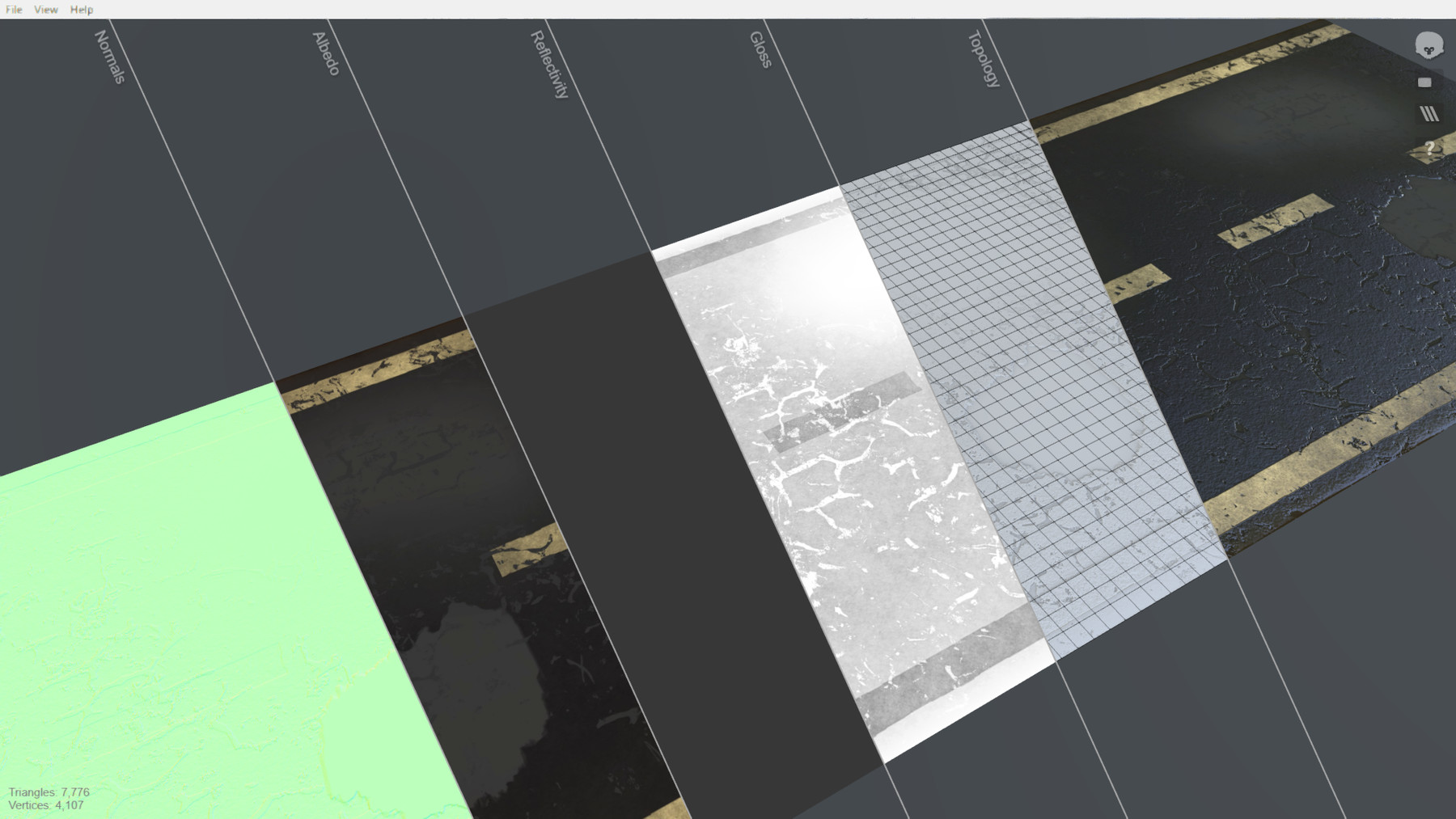 ArtStation - aspalt texture PBR substance designer | Resources