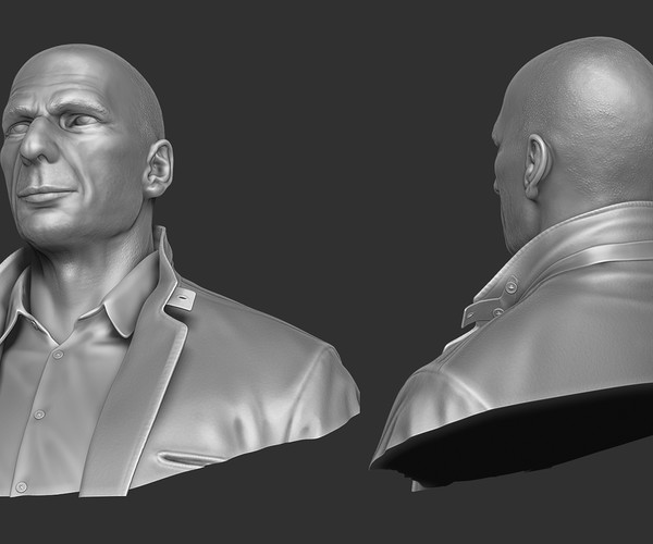 ArtStation - Mr V Bust 3D Print Ready - .ZPR, .OBJ, .STL files | Resources