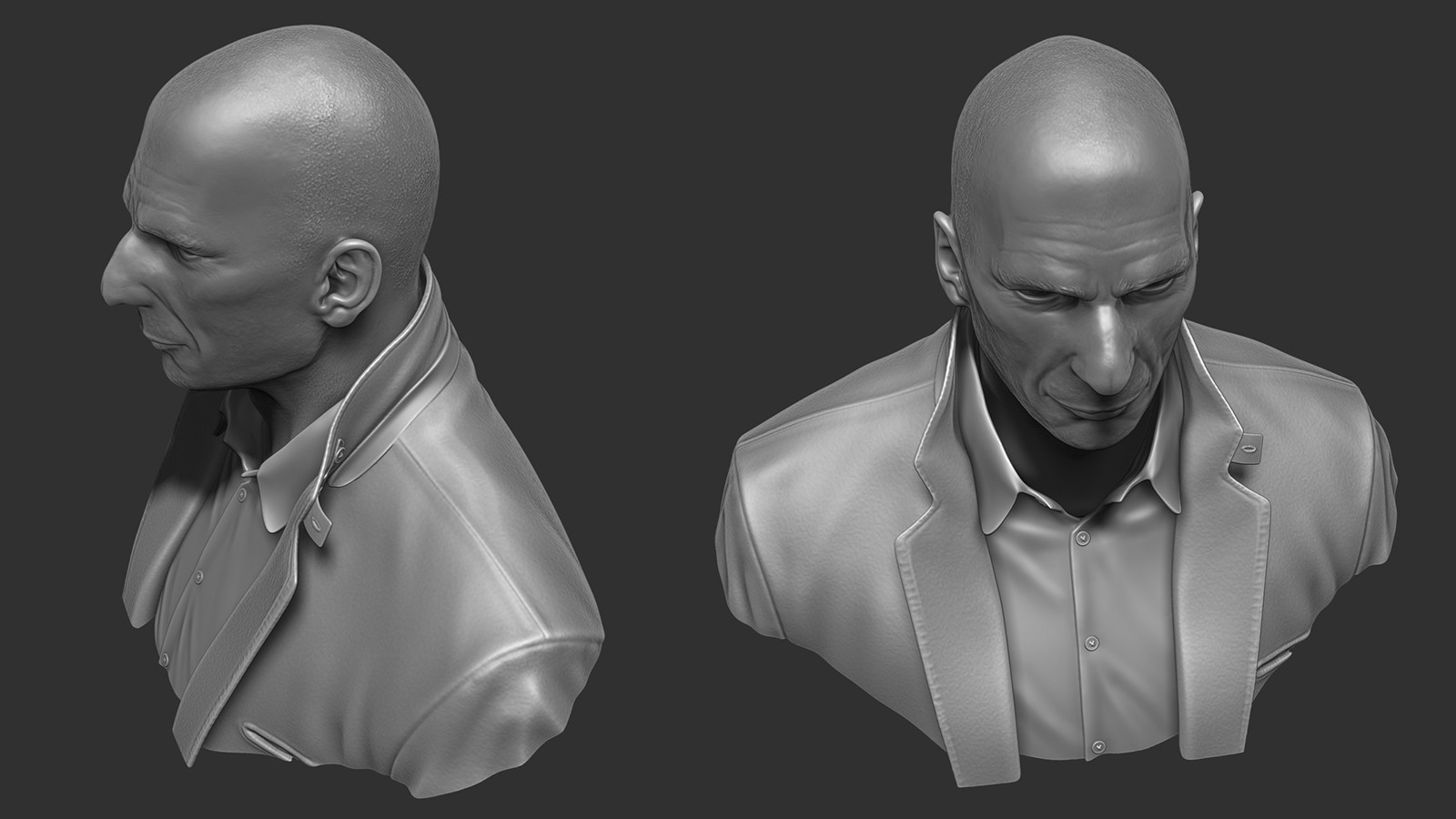 ArtStation - Mr V Bust 3D Print Ready - .ZPR, .OBJ, .STL files | Resources