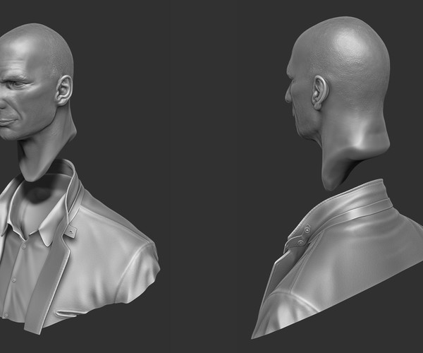 ArtStation - Mr V Bust 3D Print Ready - .ZPR, .OBJ, .STL files | Resources